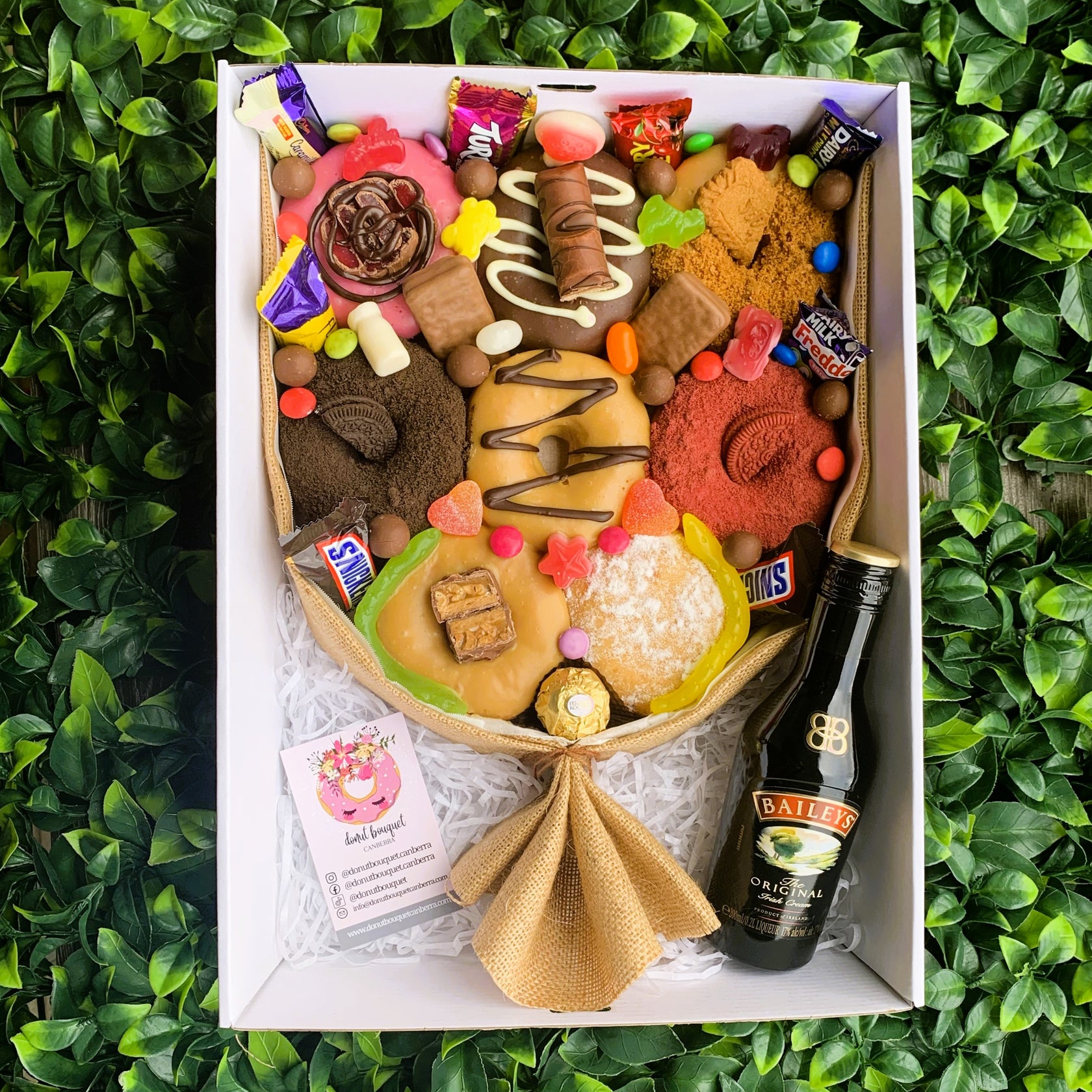Classic Donut Bouquet Gift Box | Donut Delivery Canberra | Donut Box ...
