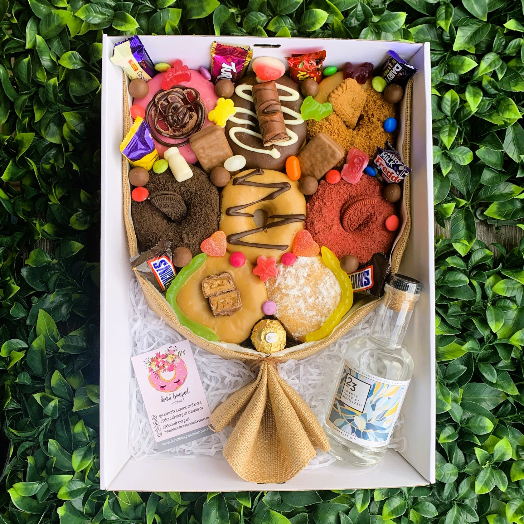 Classic Donut Bouquet Gift Box | Donut Delivery Canberra | Donut Box ...